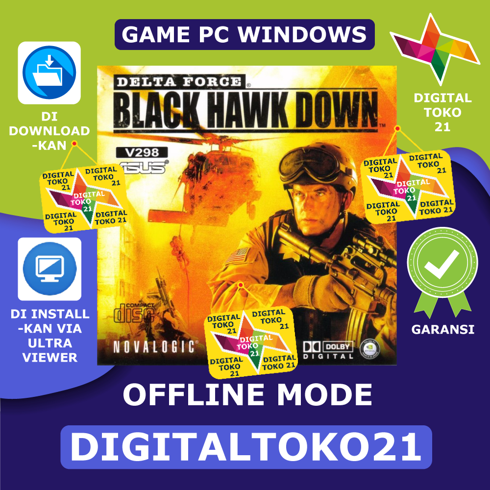 Jual [Diinstallkan] Delta Force Black Hawk Down Platinum Pack Full Version Game Windows Full ...