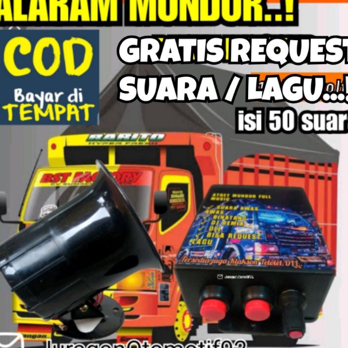 Jual STOCK MASIH BANYAK atret mundur lagu alaram mundur awas truk alarm ...