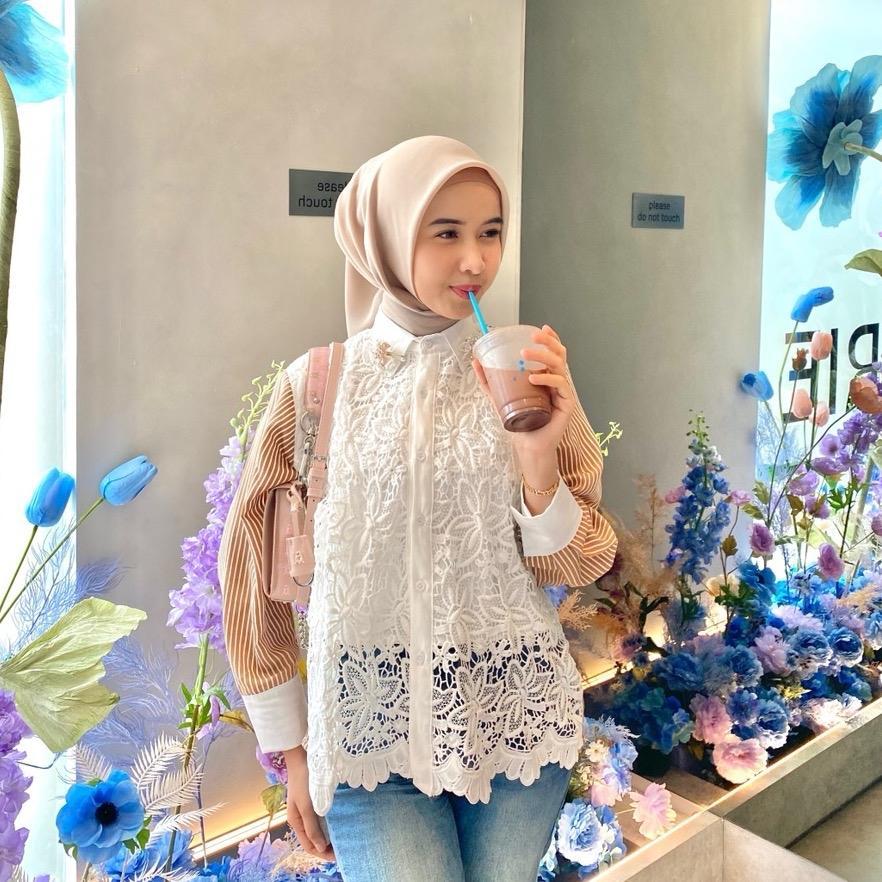Jual ANGGUN BLOUSE |KEMEJA WANITA |BAHAN KATUN | TERKINI CASUAL ...