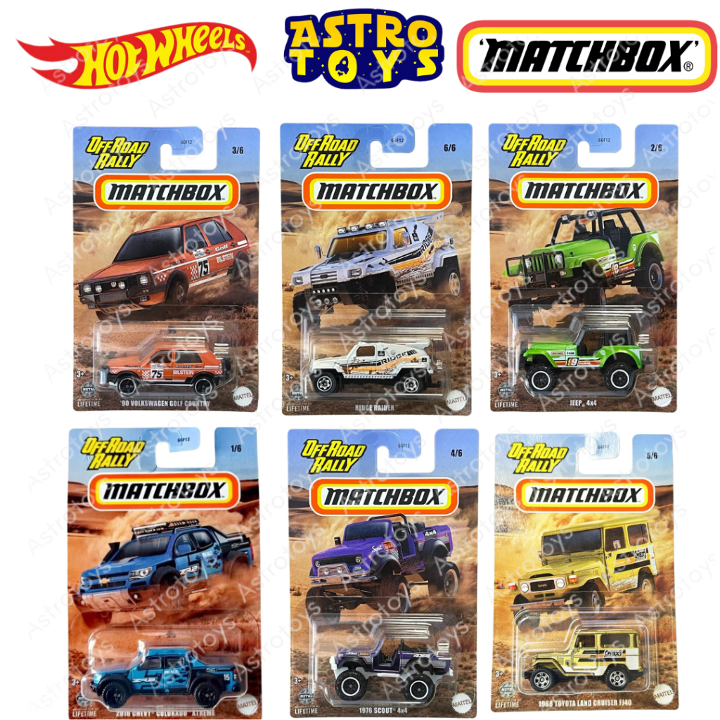 Jual Matchbox Exclusive Theme Real Car Offroad Rally Series 1:64 ...