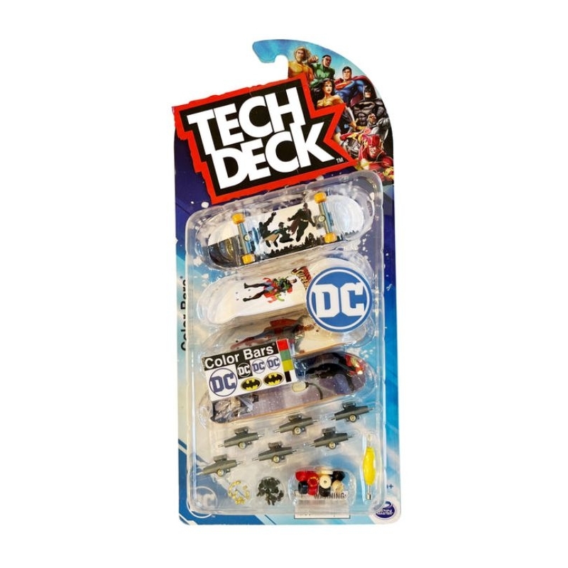 Jual Tech Deck Ultra Deluxe 4 Pack DC x Color Bars | Shopee Indonesia