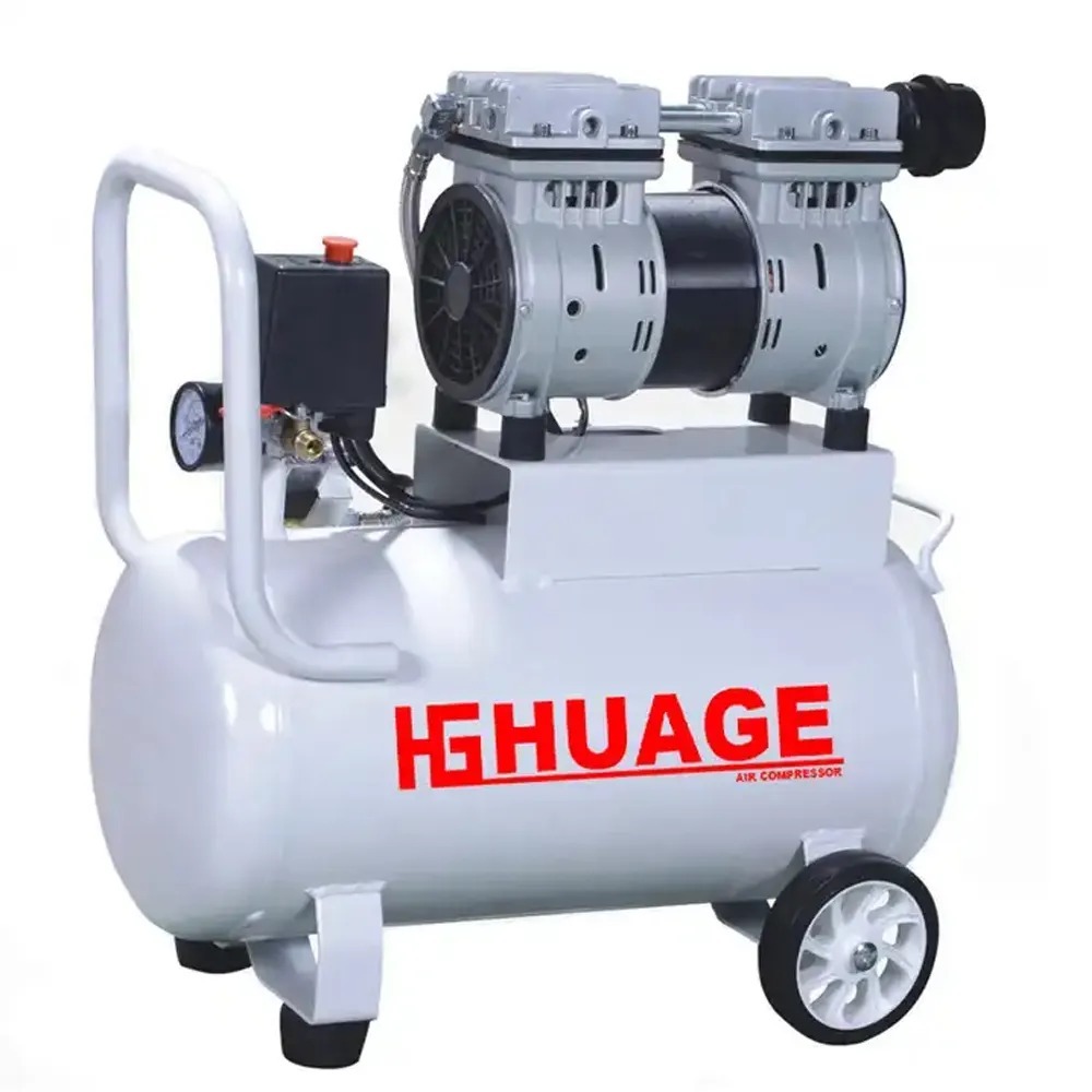 Jual Kompresor Angin Tanpa Oli OilLess Air Compressor Silent 24 liter ¾ ...