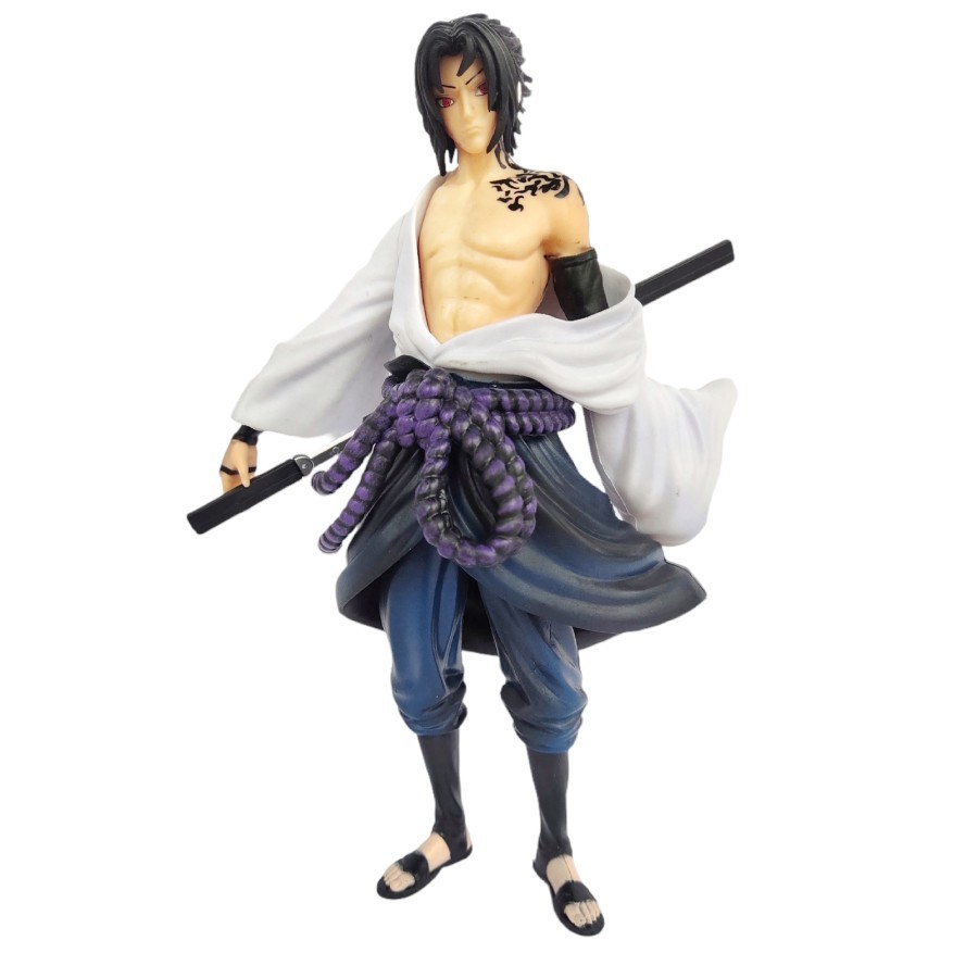 Jual Action Figure Mainan Sasuke Uchiha CURSED MARK Miniatur Toy 24 CM ...