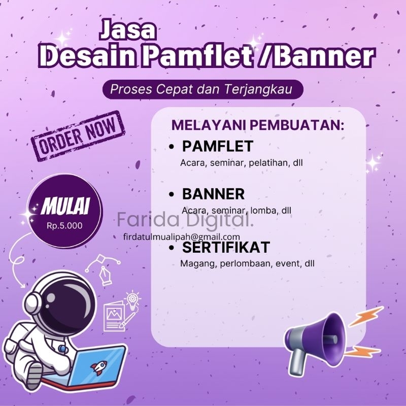 Jual Desain Pamflet/Banner | Shopee Indonesia
