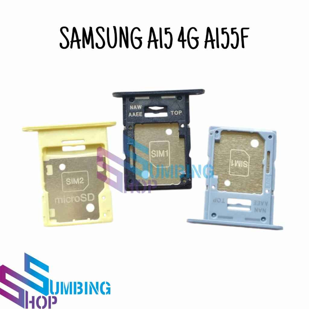Jual Simtray Tempat Simcard Samsung A15 4G A155f Slot Sim Tray | Shopee ...