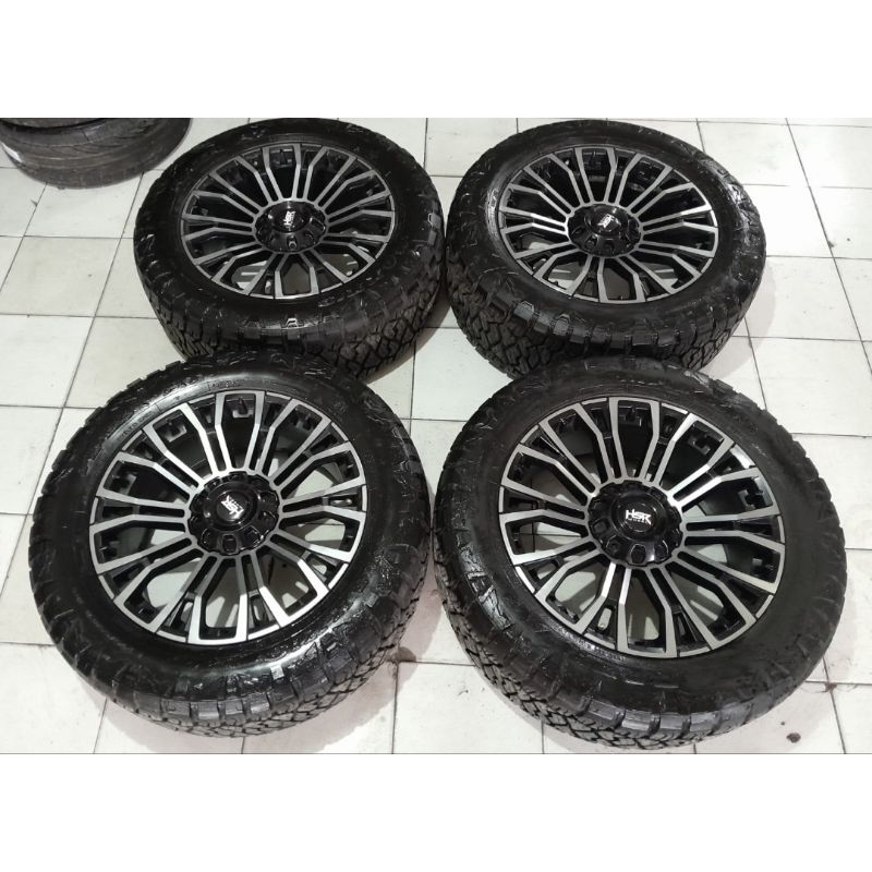 Jual velg pelek mobil Second murah HSR Myth02 ring 20 untuk mobil pajero fortuner Ranger Hilux ...