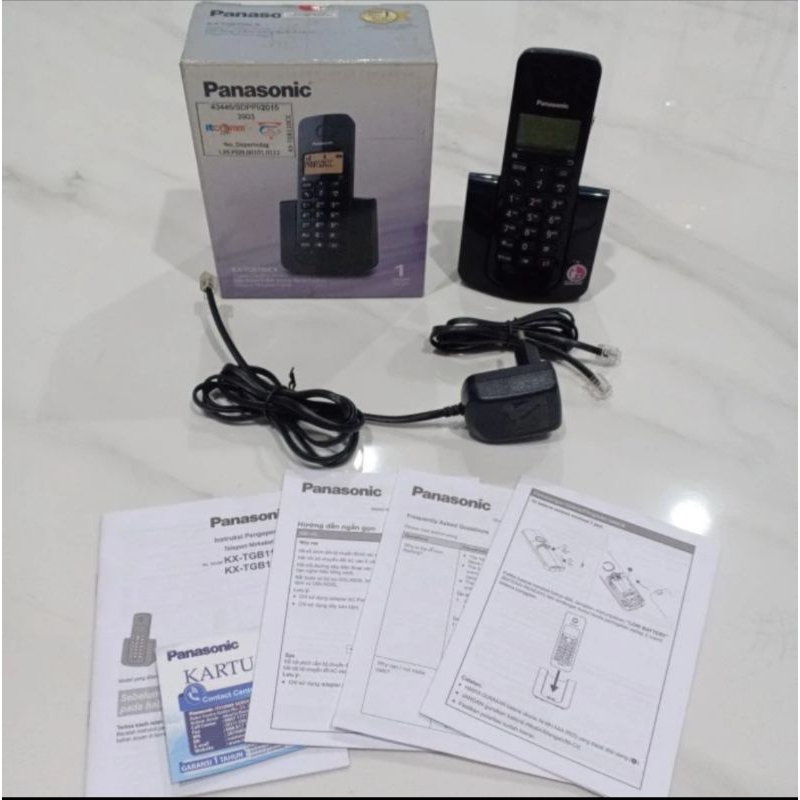 Jual PANASONIC KX-TGB110CX telepon wireless | Shopee Indonesia