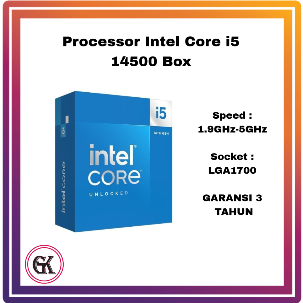 Jual PROCESSOR INTEL I5 14500 Up To 4.7 GHz LGA1700 Box | Shopee Indonesia