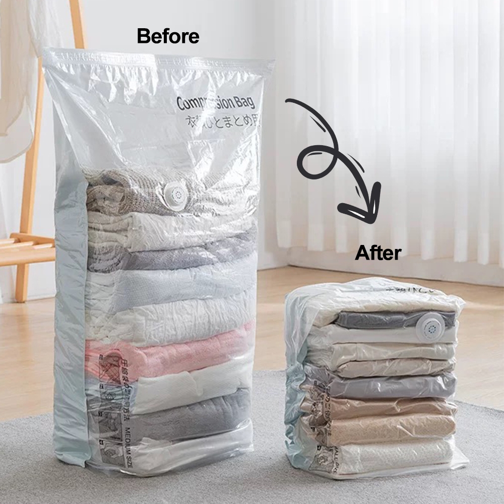 Jual Plastik Vacum Baju TAFF Travel Vakum Vacuum Bag Packing Vaccum ...