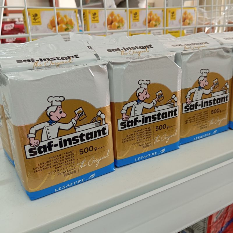 Jual Lesaffre SAF Instan Ragi Roti Kue 500g Dry Yeast Bread | Shopee ...