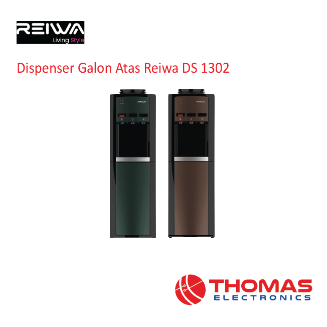 Jual Dispenser Galon Atas Reiwa DS1302 DS 1302 Stainless Steel Bottom ...