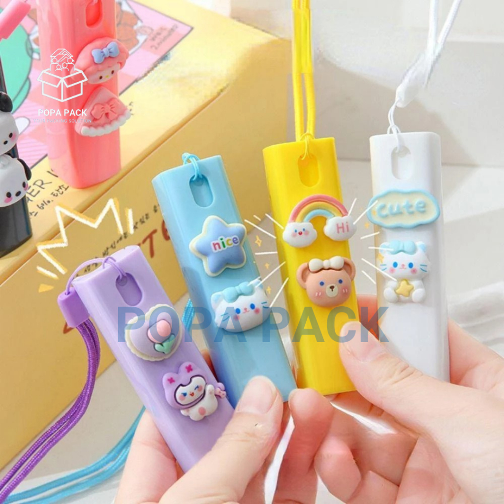Jual POPA Botol Parfum Mini Travel 10ml-Botol Spray Kaca Karakter Lucu ...