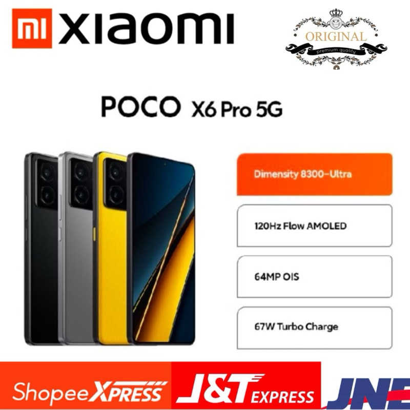 Jual XIAOMI POCO X6 PRO 5G RAM 12/512GB GARANSI RESMI | Shopee Indonesia