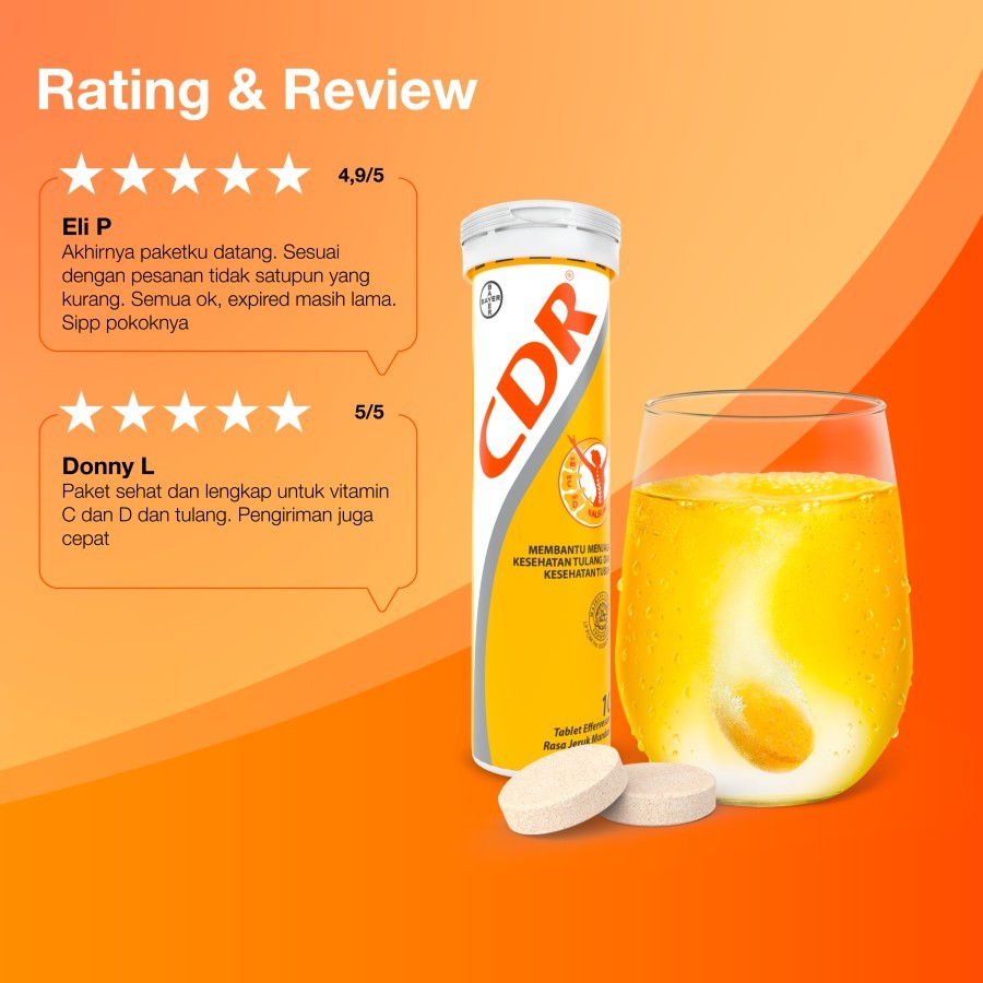 Jual [Special Bundle] CDR 10 Tablet x 2 Unit + Redoxon 10 Tablet ...