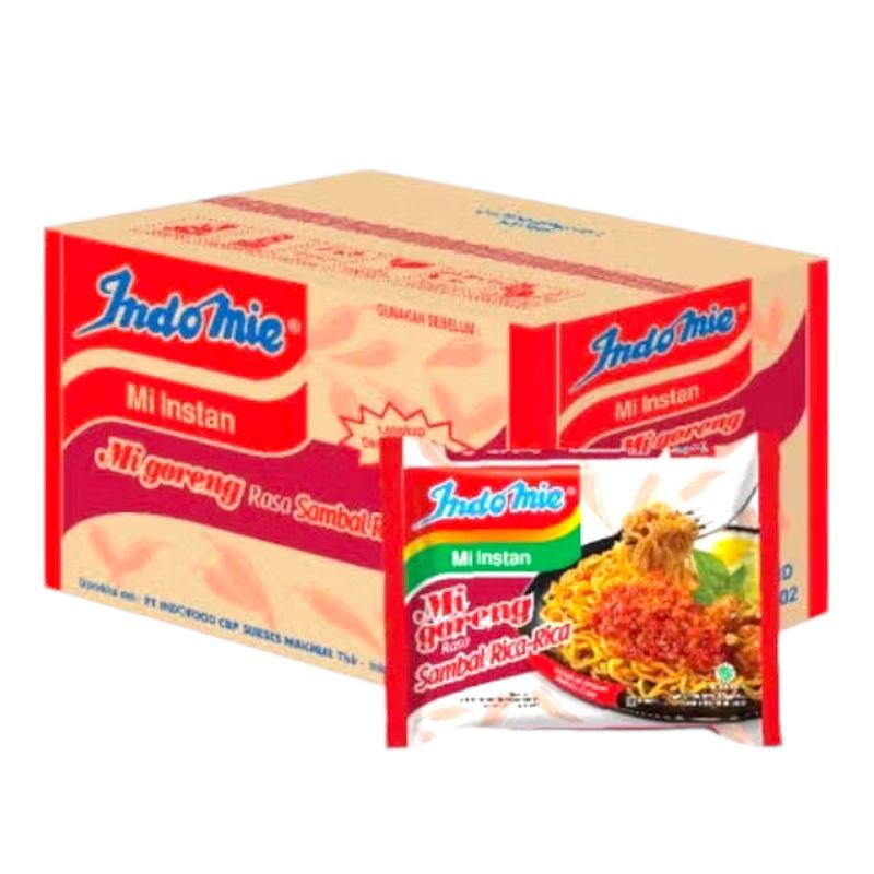 Jual indomie goreng Rica rica 1 dus | Shopee Indonesia