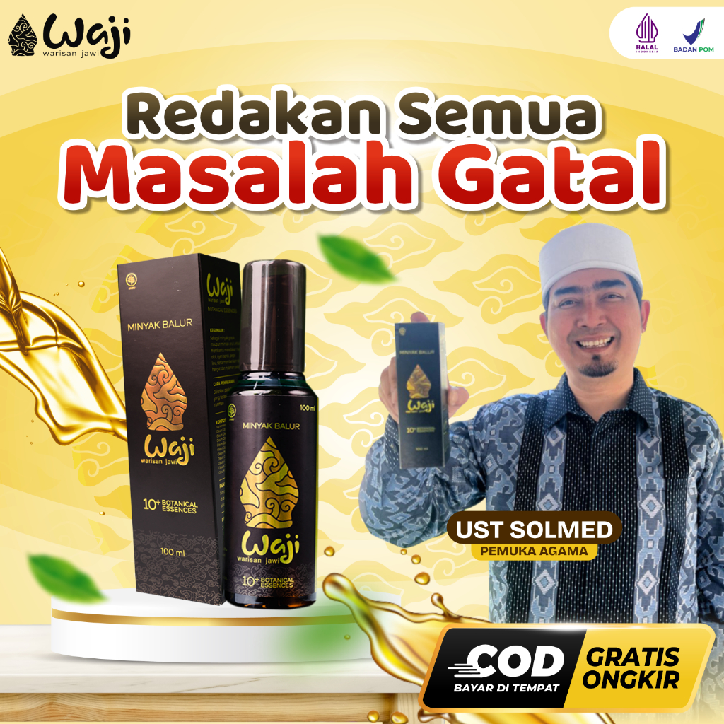 Jual Waji Minyak Balur Herbal Membantu Atasi Masalah Kulit Gatal Panu ...