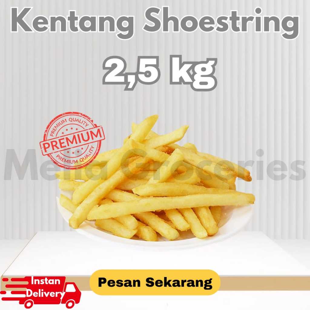 Jual Kentang Goreng 2500gr / Shoestring Cut Fries 2,5kg | Shopee Indonesia