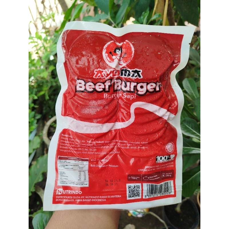 Jual Ayoma Daging Burger Sapi Mini (Isi 20pcs) Kemasan 280gram | Shopee ...
