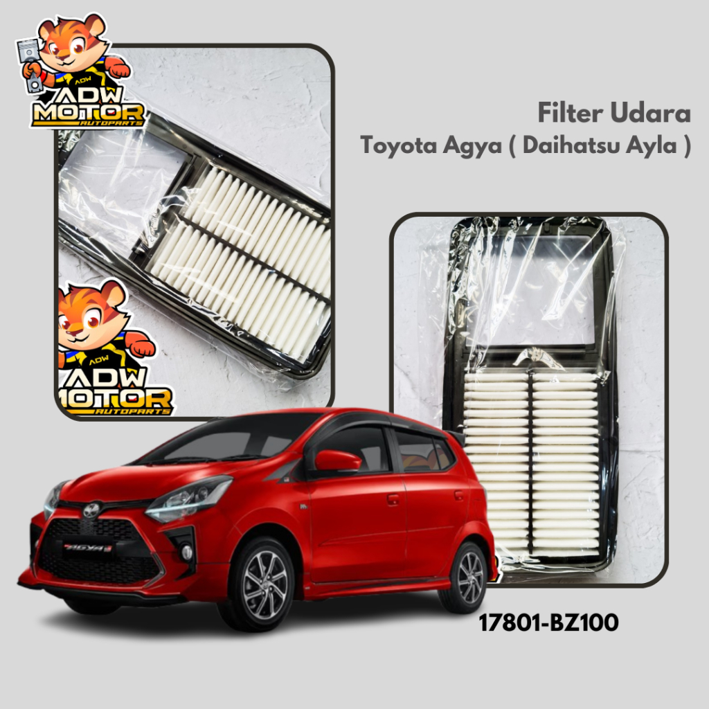 Jual Filter Udara / Air Filter Toyota Agya ( Daihatsu Ayla ) 1.0 1000cc ...