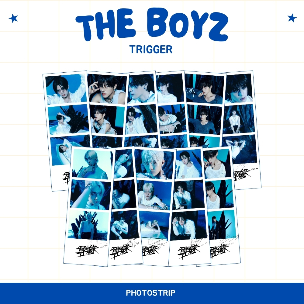 Jual PHOTO STRIP THE BOYZ TRIGGER (HARGA 1 PCS + LAMINASI 2SISI) FOTO STRIPS TANDA TANGAN TTD ...