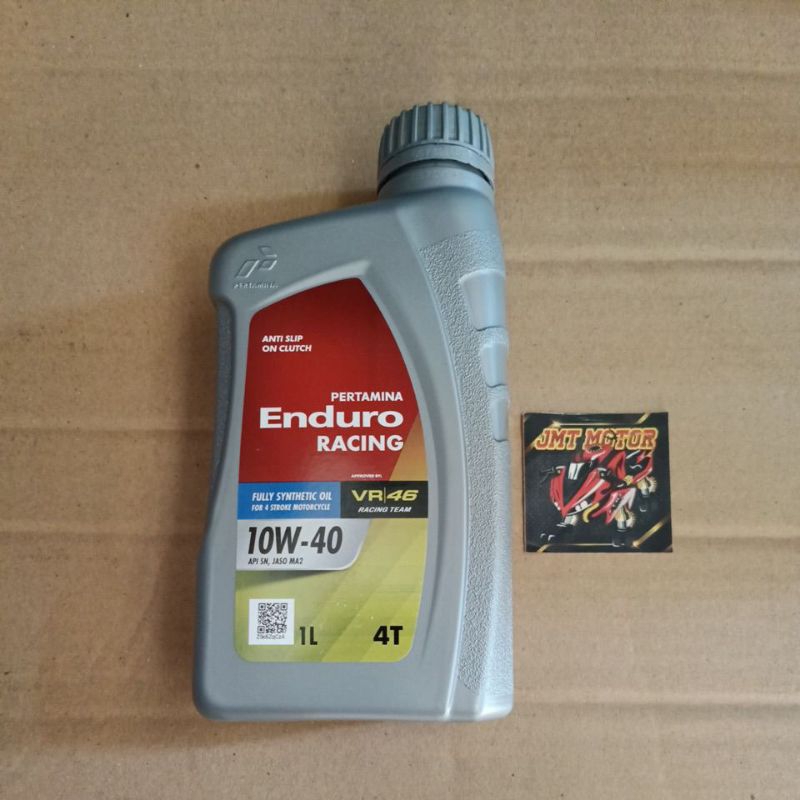 Jual Oli mesin pertamina enduro racing 4T SAE 10w-40 1L Full Synthetic | Shopee Indonesia