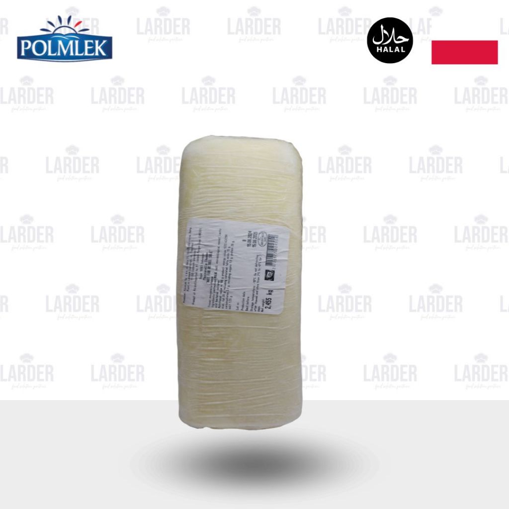 Jual Polmlek Mozzarella Cheese Block / Keju Mozzarella Blok 2,3kg ...
