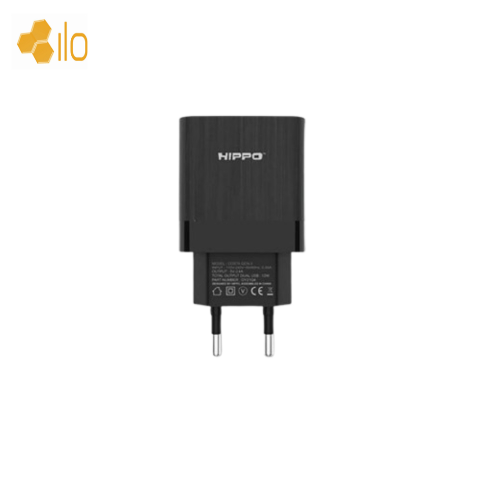 Jual Hippo Adaptor Costa 3 2.4A 2 Port SDC USB Adapter Kepala Casan Colokan Charger Charging ...