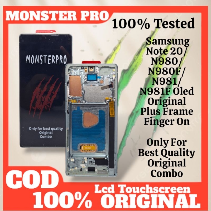 Jual LCD TOUCHSCREEN SAMSUNG GALAXY NOTE 20/N980/N980F/N981/N981F/N981B ...