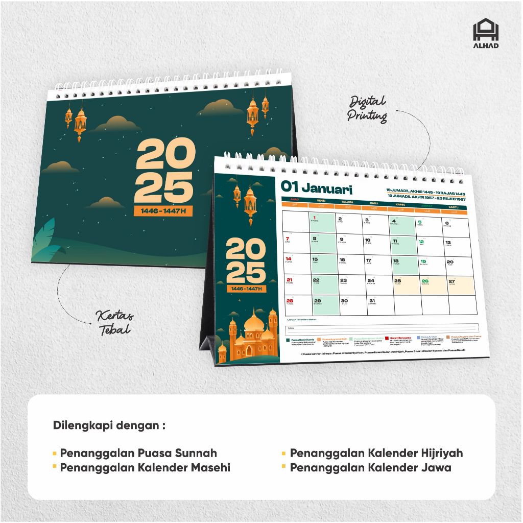 Jual Kalender Meja 2025 I Kalender Planner I Bisa Custom I M05 | Shopee ...