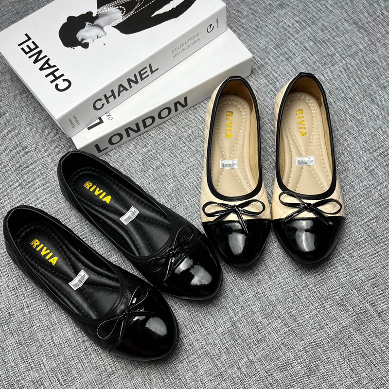 Jual Sepatu Flatshoes Wanita Super Nyaman Model Simple Sintetis Premium ...