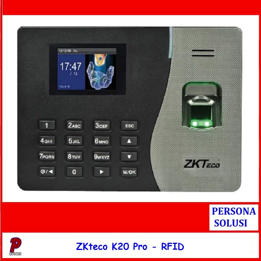 Jual Mesin Absensi FingerPrint ZKTECO K20 RFID - Garansi resmi 1 Tahun | Shopee Indonesia