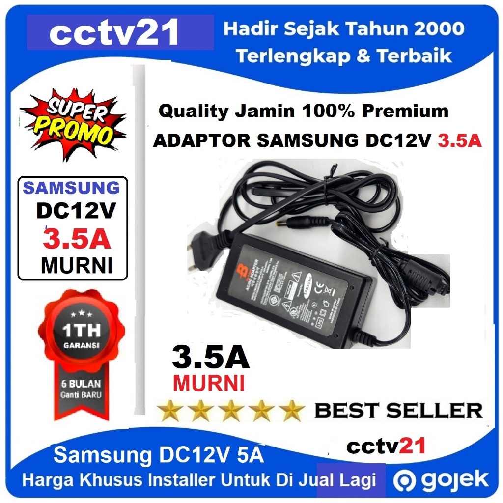 Jual Adaptor / Power Supplay / Samsung Output DC 12V 3.3A Murni Full ...