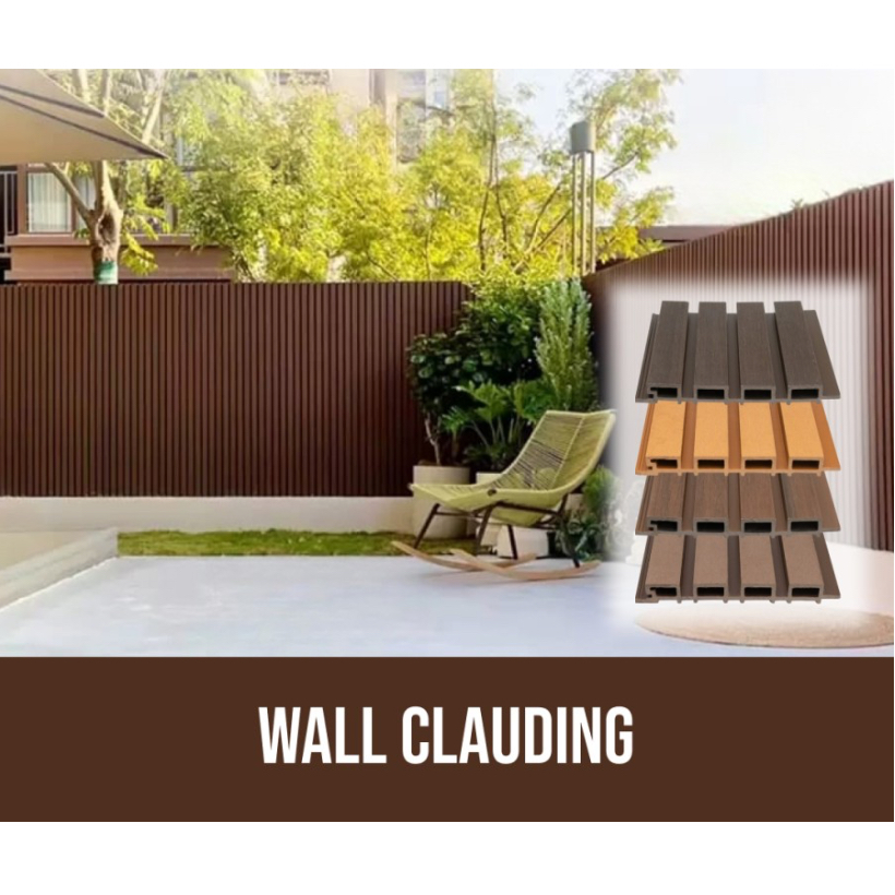 Jual WPC Wall Cladding Wood Panel Kisi Kisi WallPanel Outdoor Dinding ...