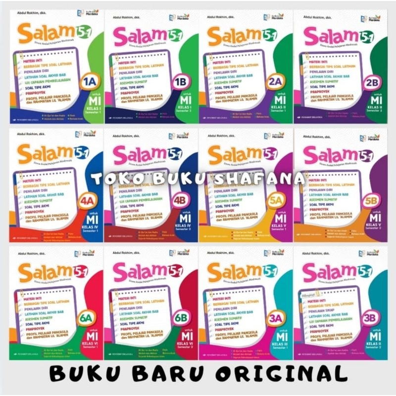 Jual Buku Salam 1A 1B 2A 2B 3A 3B 4A 4B 5A 5B 6A 6B Erlangga Kurikulum ...