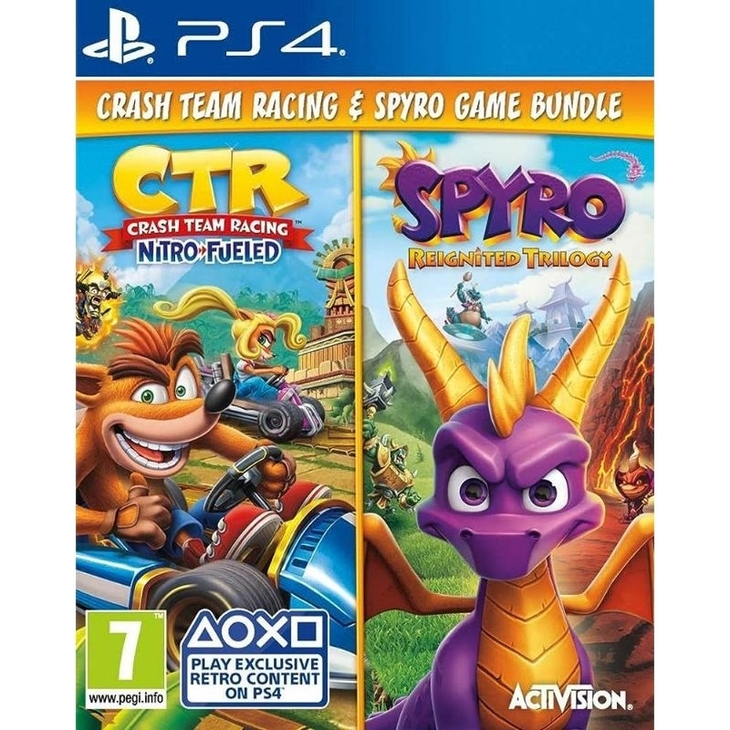 Jual (4 Games) Crash Team Racing CTR Nitro-Fueled + Spyro Trilogy PS4 ...