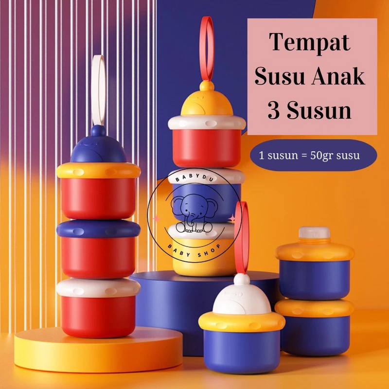 Jual Kotak Tempat Susu Formula Bayi Wadah - kontainer Susu Bubuk Bayi ...