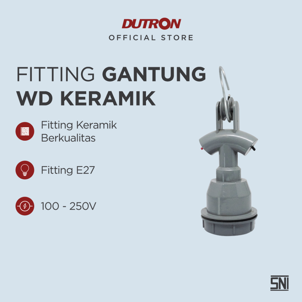 Jual DUTRON Fitting Gantung WD Keramik | Shopee Indonesia