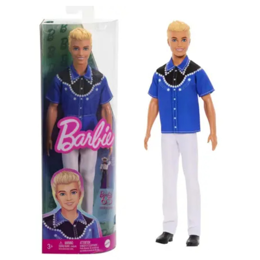 Jual Mattel DWK44 Barbie Ken Fashionista Doll 226 Western 80s 65th ...