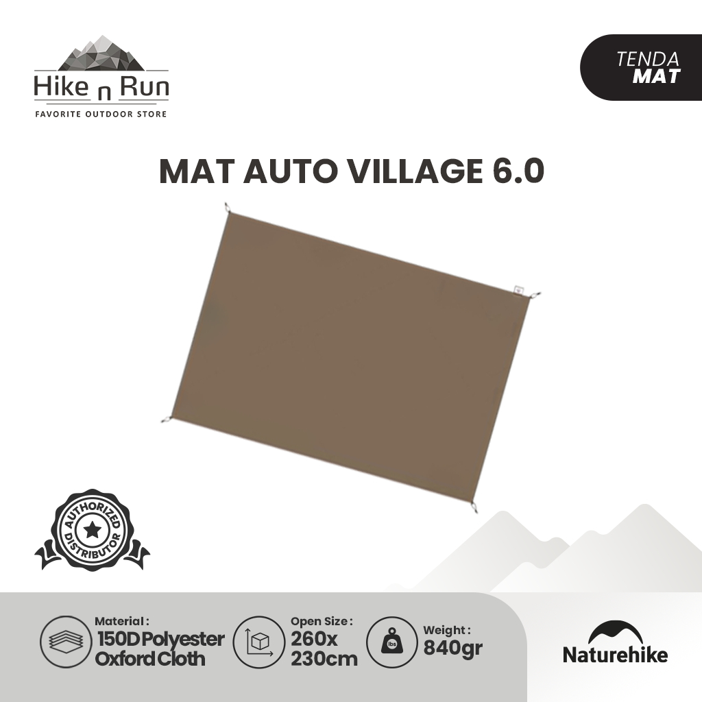 Jual Alas Tenda Glamping Naturehike CNK2300ZP021 Village 6 Tent Floor Mat | Shopee Indonesia