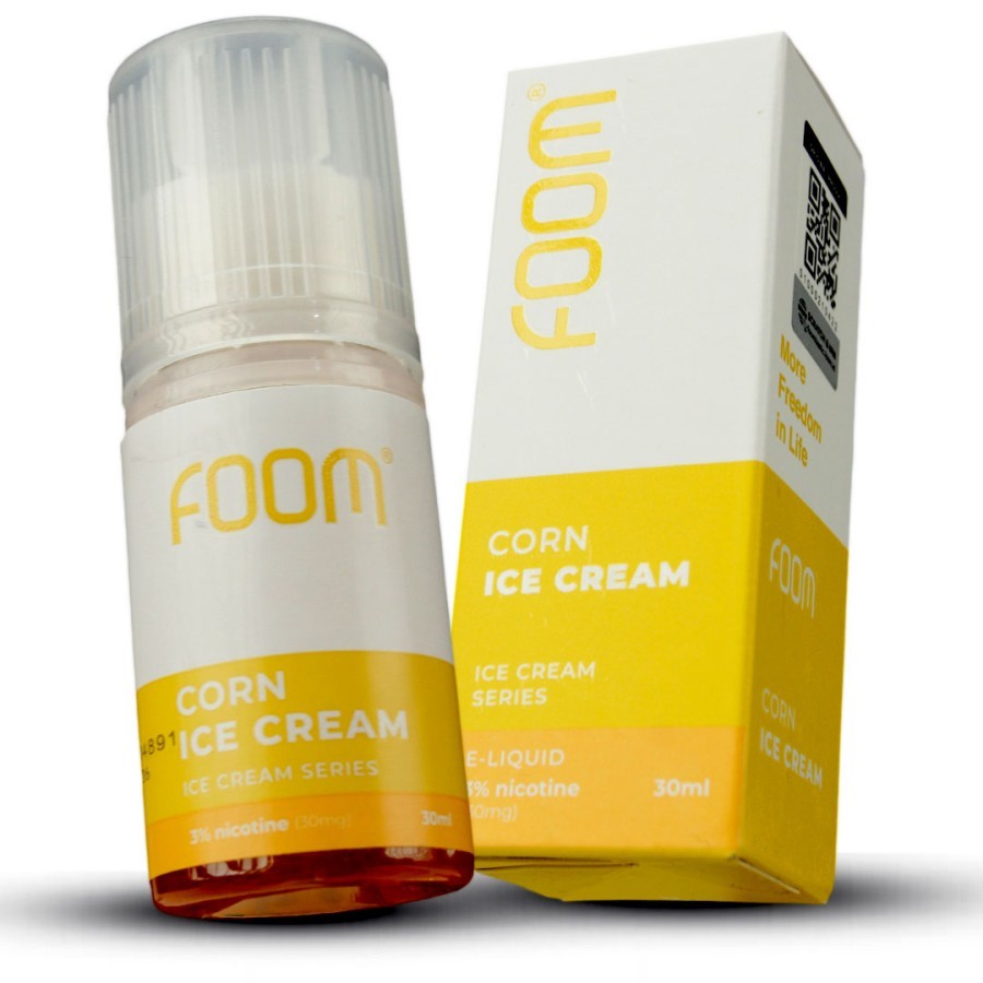 Jual FOOM CORN ICE CREAM Salt Nic 30ML by Foom Lab Global | Shopee ...