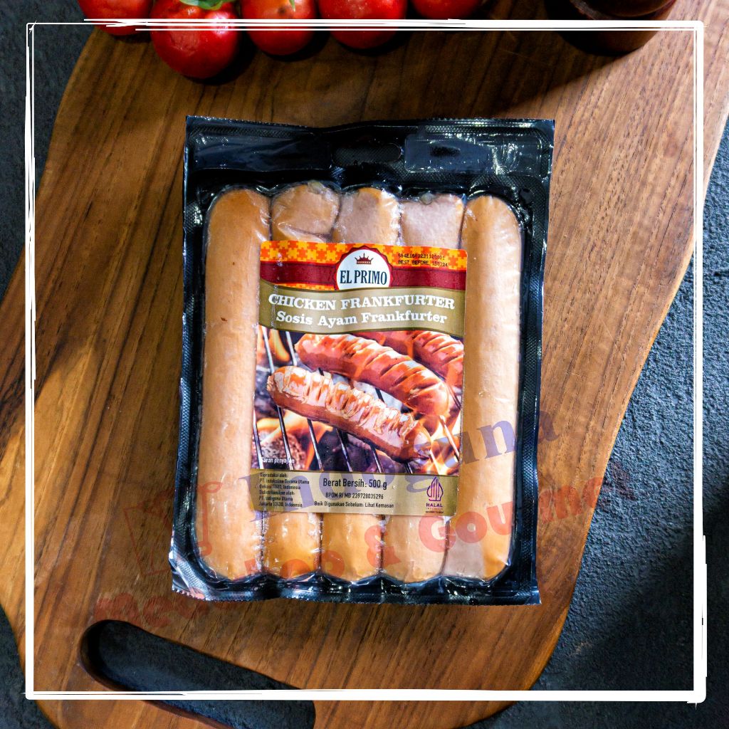 Jual El Primo Chicken Frankfurter Sosis Ayam Frankfurter | Shopee Indonesia