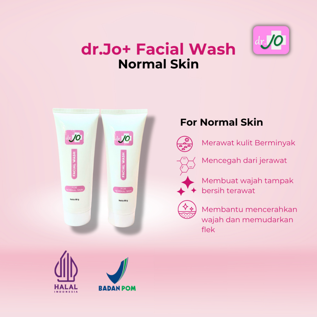 Jual FACIAL WASH NORMAL JO PLUS | UNTUK KULIT NORMAL | FACIAL WASH ...