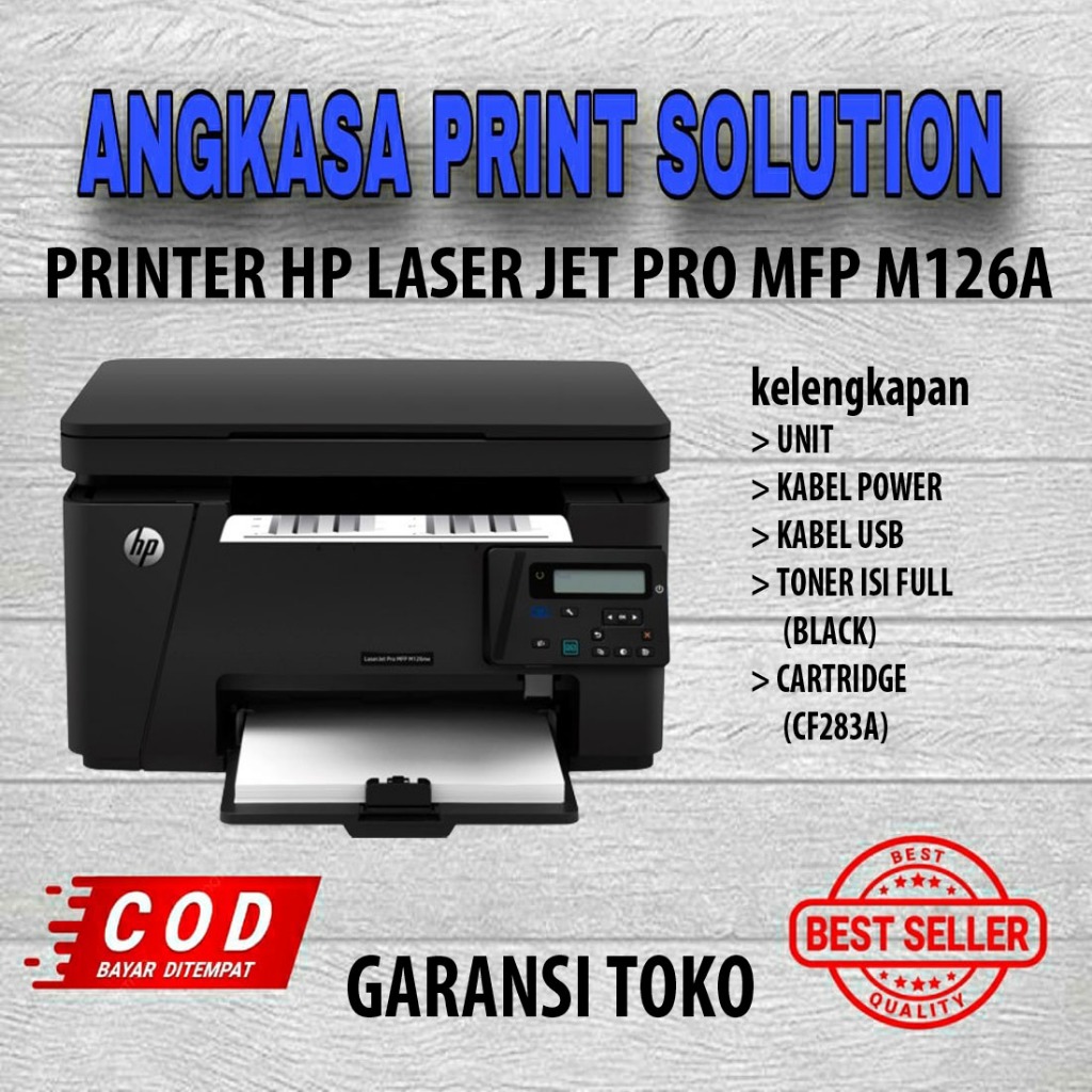 Jual Printer HP LaserJet Pro MFP M126a | Shopee Indonesia