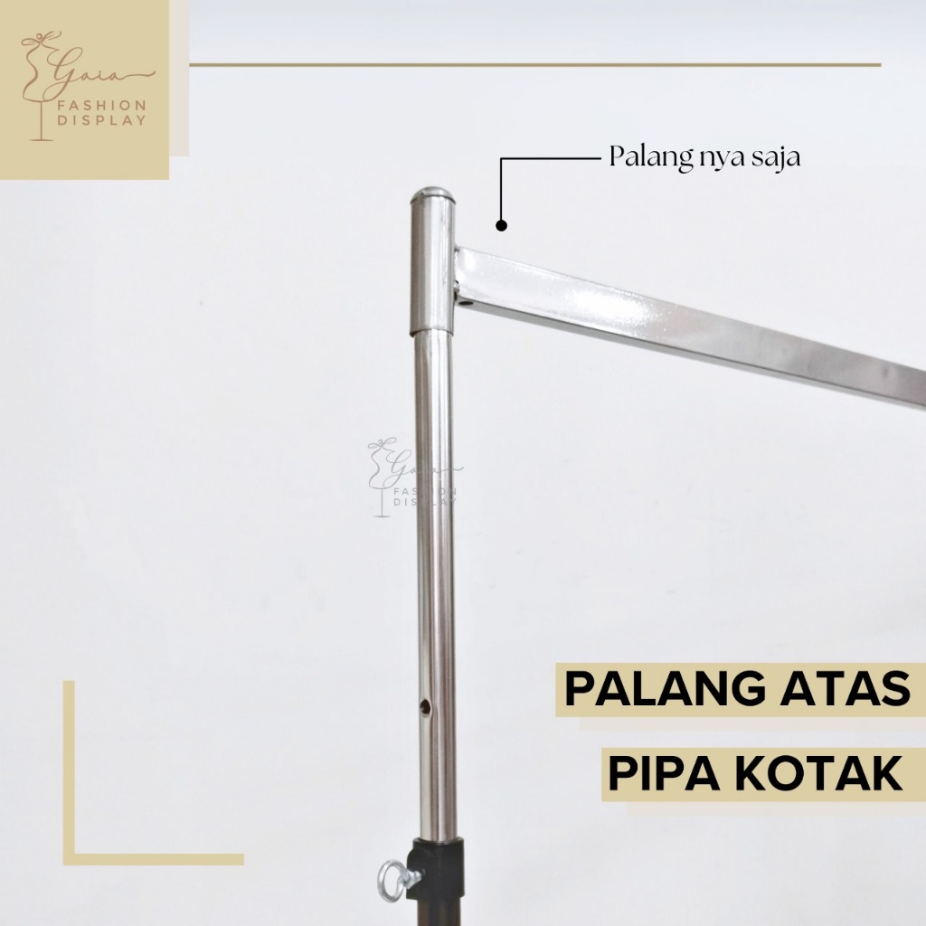 Jual Palang Atas Untuk Pipa Kotak Palang Tambahan Gawang Baju Pipa ...
