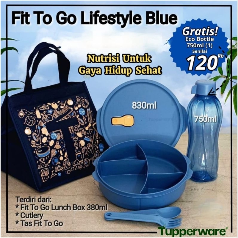 Jual Bekal Makan Fit Togo Tupperware ( FREE Bubble Warp ) | Shopee ...