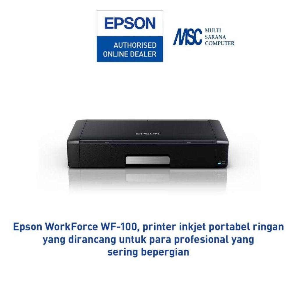 Jual EPSON Printer WF-100 EPSON WF100 EPSON WF 100 Portable Garansi Resmi Printer Portable ...