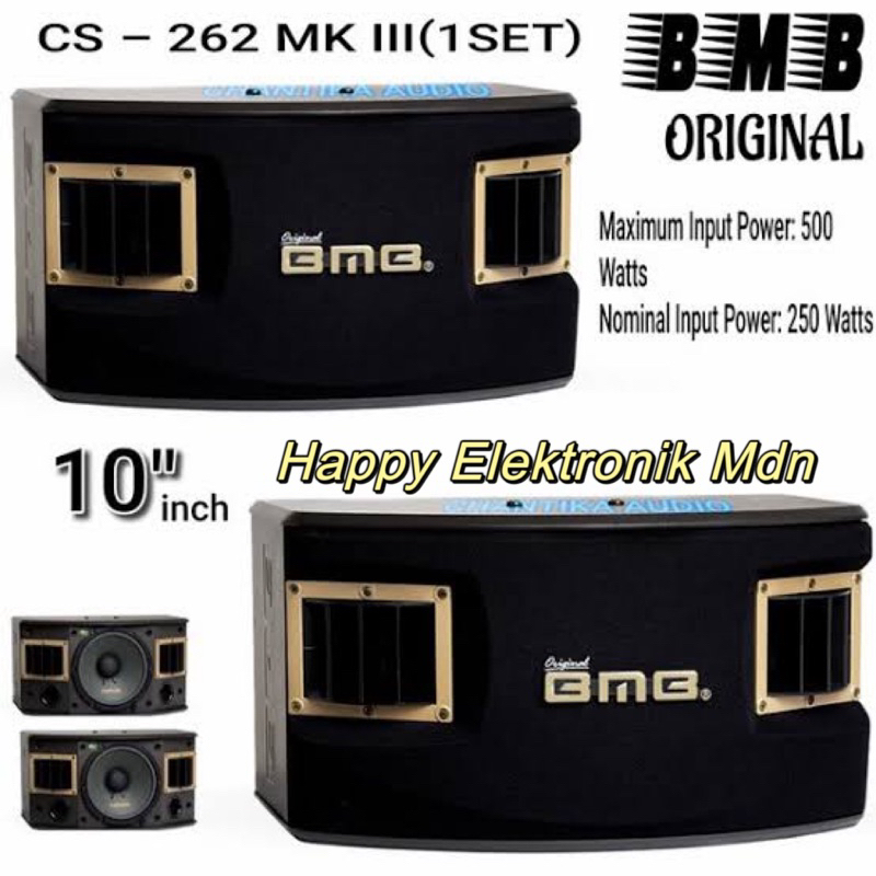 Jual BMB Speaker Pasif 10 inch Speaker Karaoke BMB CS 262 V MKII BMB CS-262V MKII BMB SPEAKER ...