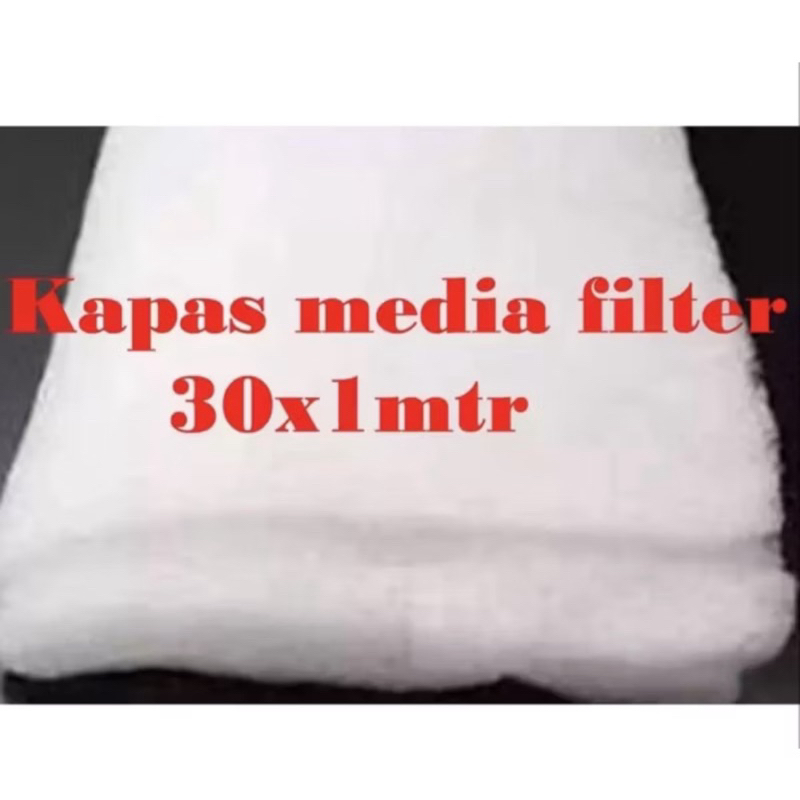 Jual Kapas Media Filter Kolam Aquarium Aquascape | Shopee Indonesia