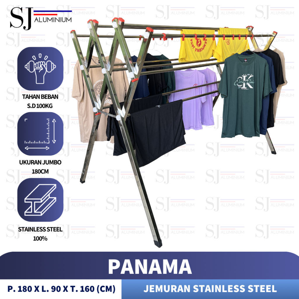 Jual Jemuran PANAMA - Jemuran Stainless Steel Jumbo - Jemuran Pakaian ...