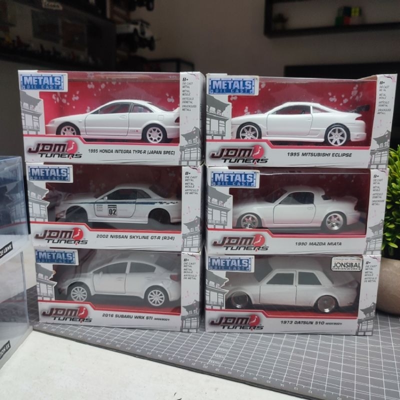 Jual Diecast Jada JDM TUNERS 1:32 Nissan Honda Mazda Mitsubishi Datsun ...